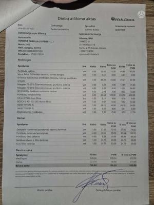 Синий Тойота Королла 2003 в Каунас, объемом двигателя 2.00 л и пробегом 348 тыс. км за 1000 €, фото 24 на AUTOMOTO.COM.LV