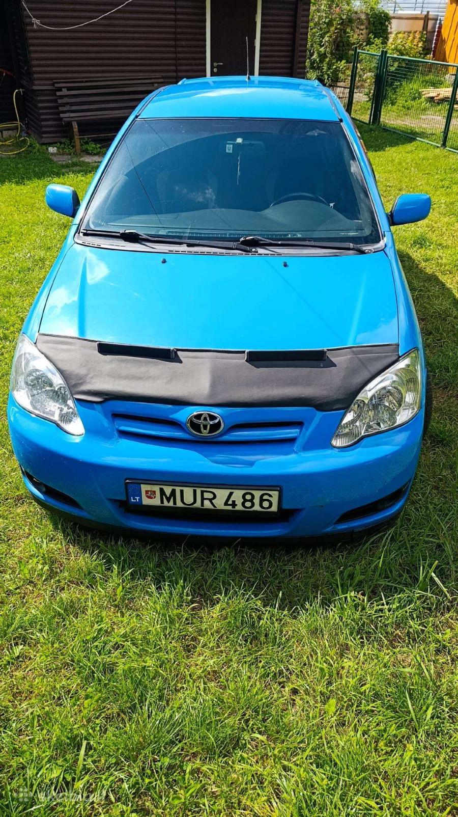 Blue Toyota Corolla 2004 in Kaunas, with an engine capacity of 2.00 L and mileage of 310 thousand km for 600 €, photo 6 on AUTOMOTO.COM.LV