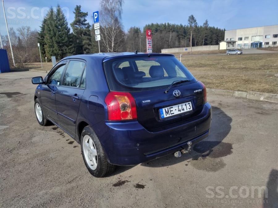 Синий Тойота Королла 2005 в Рига, объемом двигателя 1.60 л и пробегом 172 тыс. км за 2970 €, фото 4 на AUTOMOTO.COM.LV