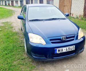 Blue Toyota Corolla 2005 in Jelgava, with an engine capacity of 1.60 L and mileage of 236 thousand km for 1700 €, photo  on AUTOMOTO.COM.LV