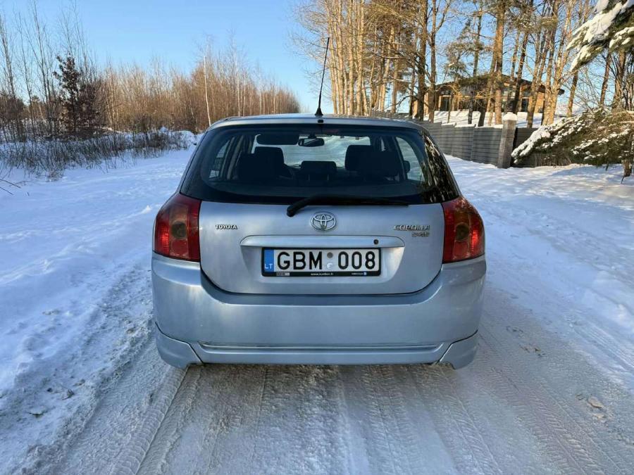 Blue Toyota Corolla 2006 in Vilnius, with an engine capacity of 1.38 L and mileage of 250 thousand km for 2300 €, photo 7 on AUTOMOTO.COM.LV