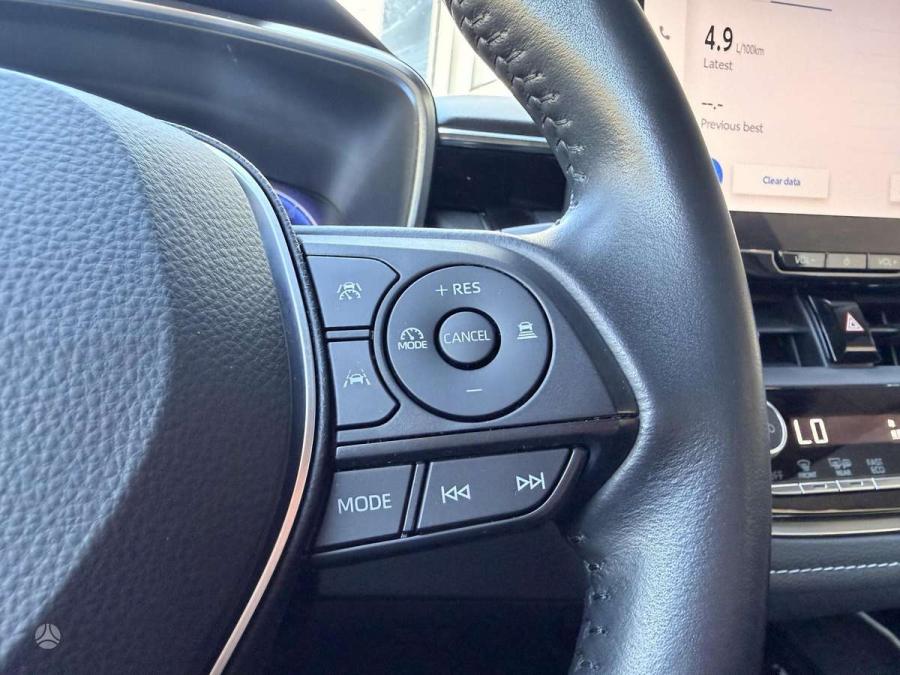 Zils Toyota Corolla 2024 Viļņa, ar dzinēja tilpumu 1.80 L un nobraukumu 30 tūkst. km par 19950 €, foto 47 vietnē AUTOMOTO.COM.LV