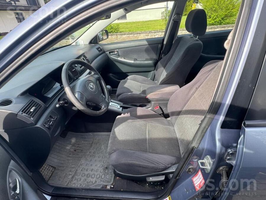 Zils Toyota Corolla 2003 Rīga, ar dzinēja tilpumu 1.60 L un nobraukumu 330 tūkst. km par 1599 €, foto 7 vietnē AUTOMOTO.COM.LV