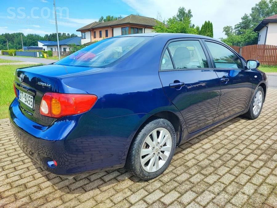 Zils Toyota Corolla 2007 Rīga, ar dzinēja tilpumu 1.60 L un nobraukumu 223 tūkst. km par 2850 €, foto 8 vietnē AUTOMOTO.COM.LV