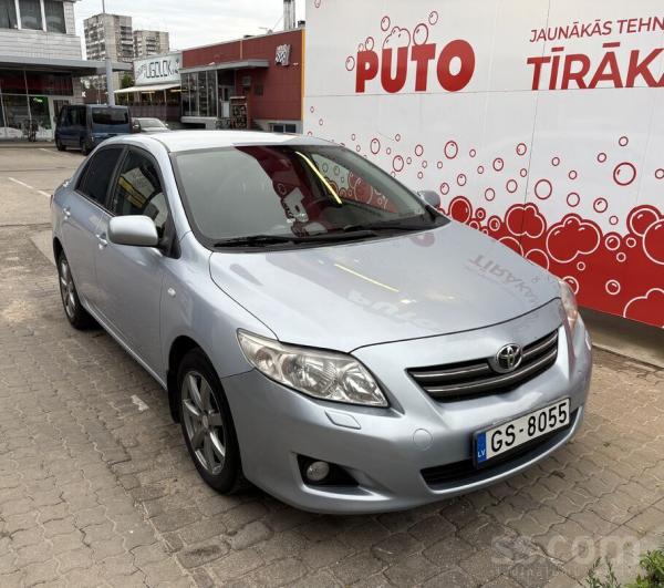 Blue Toyota Corolla 2007 in Riga, with an engine capacity of 1.60 L and mileage of 178 thousand km for 2600 €, photo 1 on AUTOMOTO.COM.LV