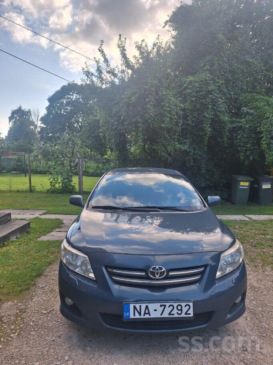 Blue Toyota Corolla 2007 in Riga, with an engine capacity of 1.60 L and mileage of 212 thousand km for 2100 €, photo 1 on AUTOMOTO.COM.LV