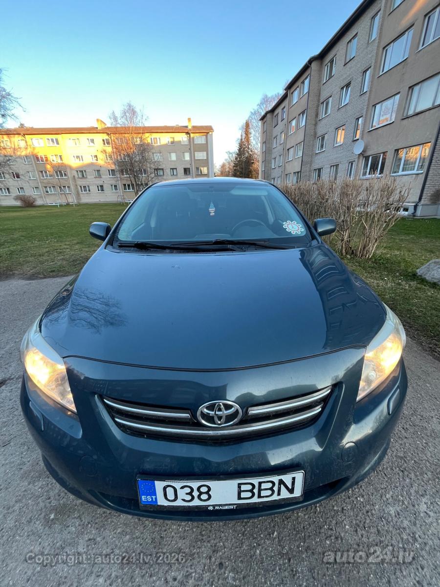 Blue Toyota Corolla 2008 in Rakvere, with an engine capacity of 1.60 L and mileage of 283 thousand km for 4000 €, photo 1 on AUTOMOTO.COM.LV