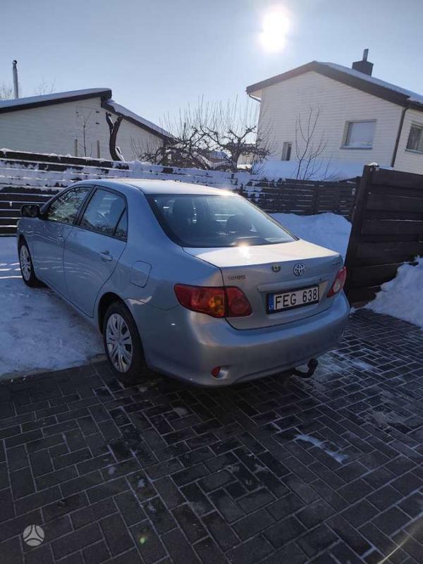Blue Toyota Corolla 2010 in Klaipeda, with an engine capacity of 1.36 L and mileage of 191 thousand km for 3200 €, photo 9 on AUTOMOTO.COM.LV