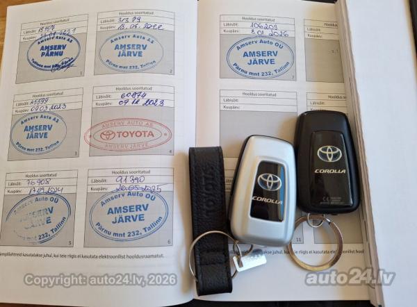 Zils Toyota Corolla 2020 Tallina, ar dzinēja tilpumu 1.80 L un nobraukumu 110 tūkst. km par 17900 €, foto 11 vietnē AUTOMOTO.COM.LV