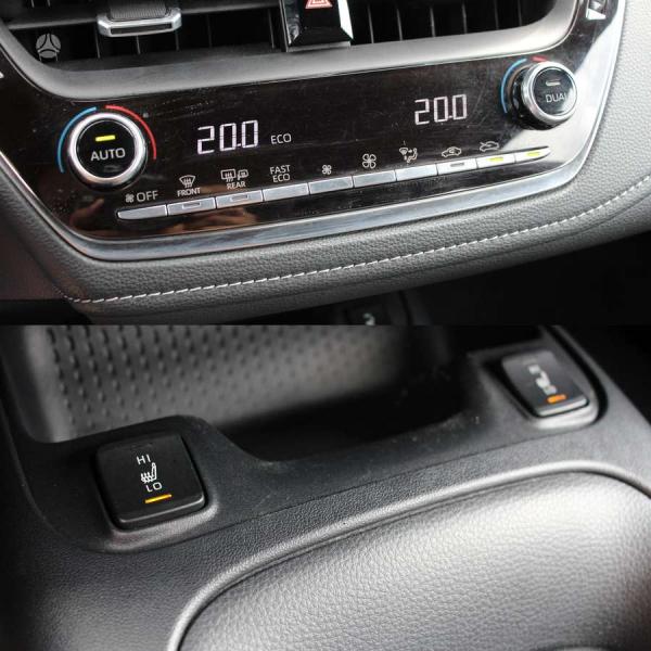 Brown Toyota Corolla 2019 in Vilnius, with an engine capacity of 1.20 L and mileage of 150 thousand km for 14300 €, photo 10 on AUTOMOTO.COM.LV
