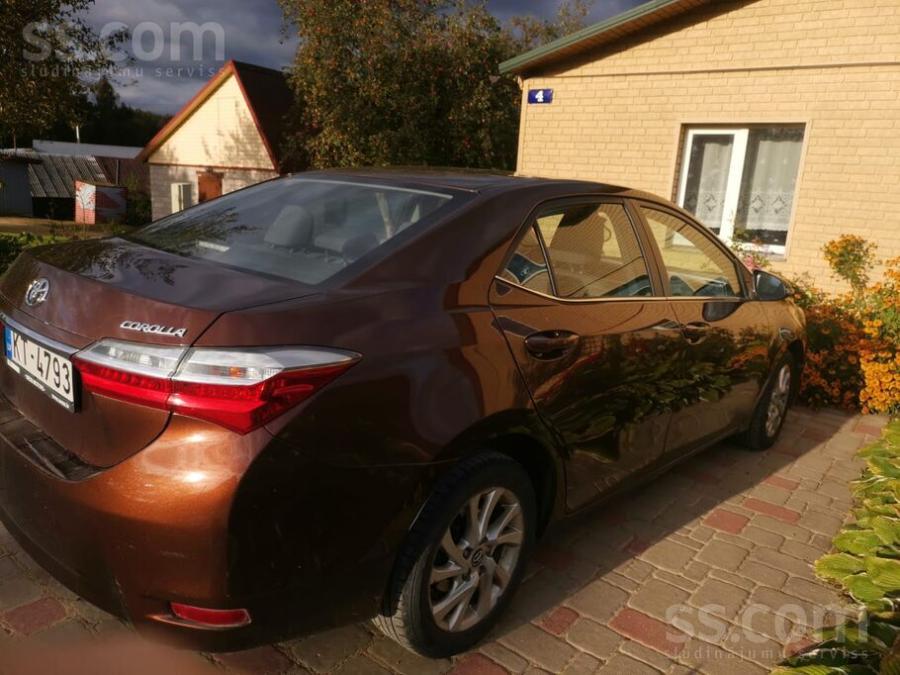 Brūns Toyota Corolla 2017 Preiļi, ar dzinēja tilpumu 1.60 L un nobraukumu 113 tūkst. km par 9800 €, foto 5 vietnē AUTOMOTO.COM.LV