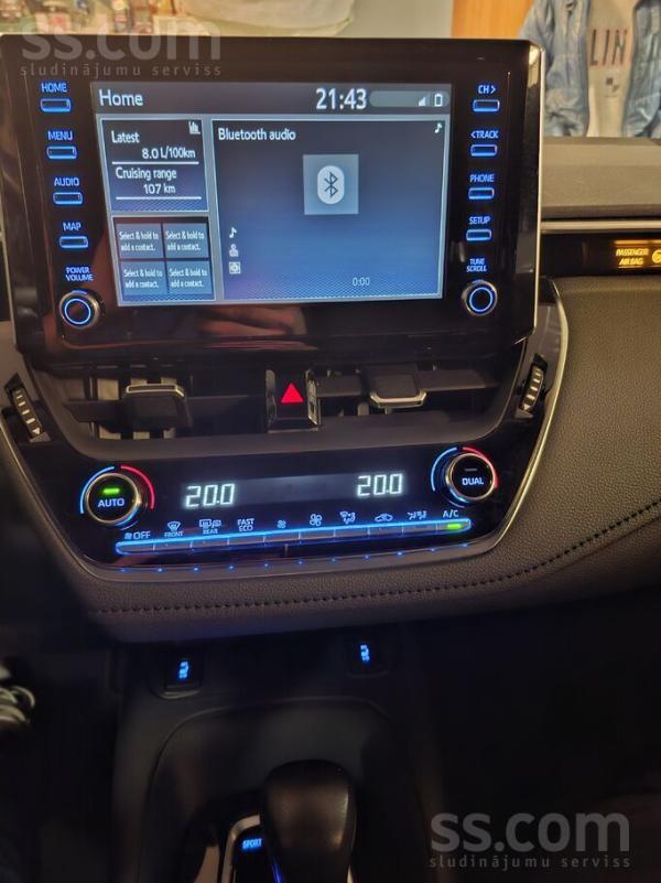 Brūns Toyota Corolla 2020 Rīga, ar dzinēja tilpumu 1.60 L un nobraukumu 40 tūkst. km par 15899 €, foto 9 vietnē AUTOMOTO.COM.LV