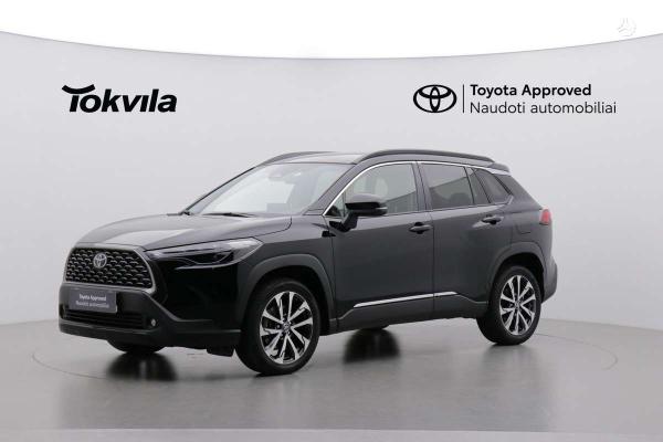 Melns Toyota Corolla Cross 2025 Viļņa, ar dzinēja tilpumu 1.80 L un nobraukumu 31 tūkst. km par 32700 €, foto 1 vietnē AUTOMOTO.COM.LV