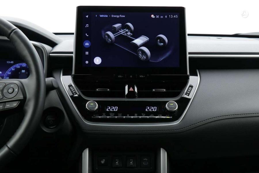 Melns Toyota Corolla Cross 2025 Viļņa, ar dzinēja tilpumu 1.80 L un nobraukumu 31 tūkst. km par 32700 €, foto 16 vietnē AUTOMOTO.COM.LV