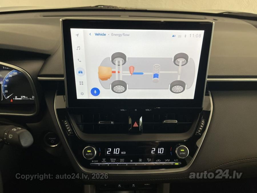 Черный Тойота Corolla Cross 2023 в Раквере, объемом двигателя 1.99 л и пробегом 44 тыс. км за 30990 €, фото 12 на AUTOMOTO.COM.LV