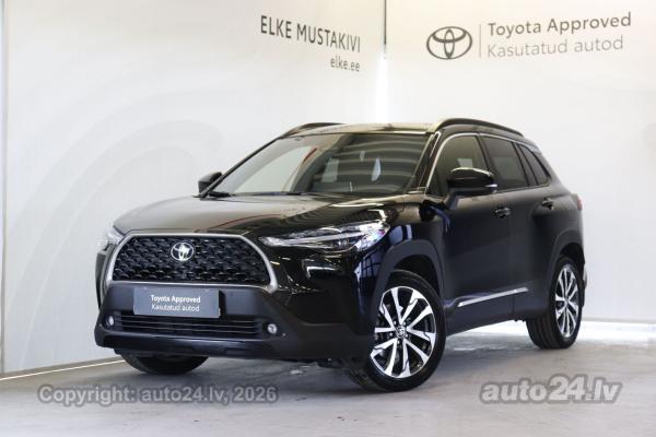 Melns Toyota Corolla Cross 2024 Tallina, ar dzinēja tilpumu 1.99 L un nobraukumu 10 tūkst. km par 36500 €, foto 1 vietnē AUTOMOTO.COM.LV