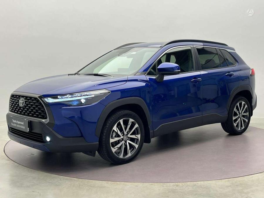 Синий Тойота Corolla Cross 2024 в Паневежис, объемом двигателя 1.80 л и пробегом 34 тыс. км за 29990 €, фото 34 на AUTOMOTO.COM.LV