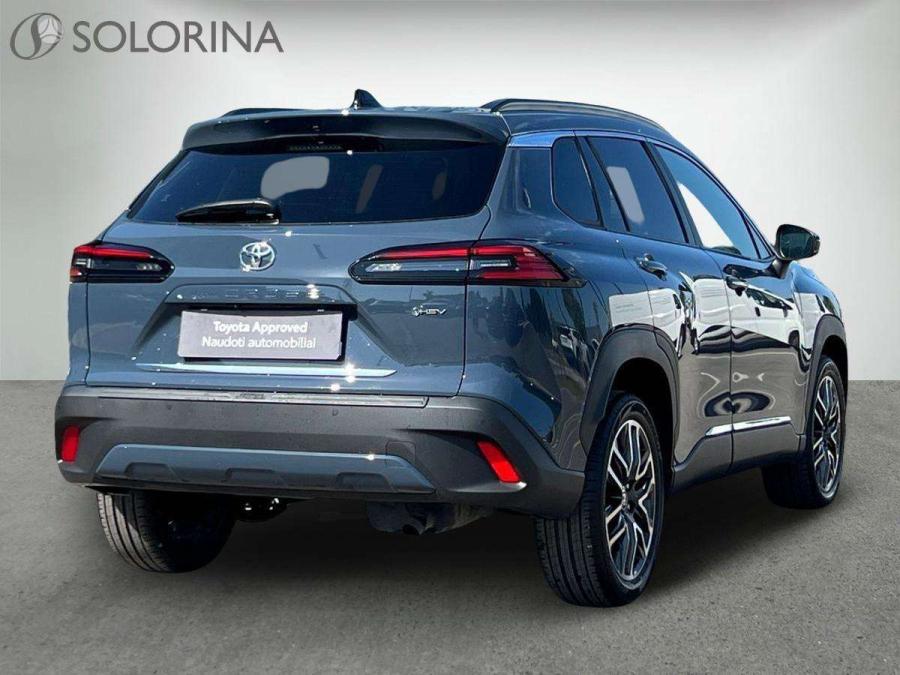 Zils Toyota Corolla Cross 2025 Klaipėda, ar dzinēja tilpumu 1.80 L un nobraukumu 5 tūkst. km par 33500 €, foto 3 vietnē AUTOMOTO.COM.LV