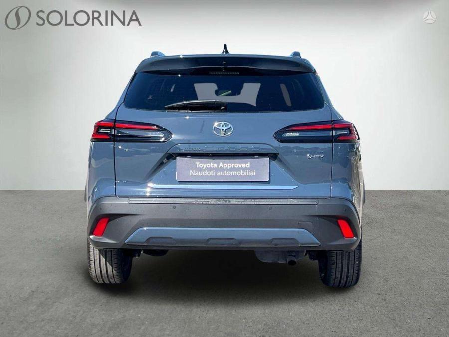 Zils Toyota Corolla Cross 2025 Klaipėda, ar dzinēja tilpumu 1.80 L un nobraukumu 5 tūkst. km par 33500 €, foto 5 vietnē AUTOMOTO.COM.LV