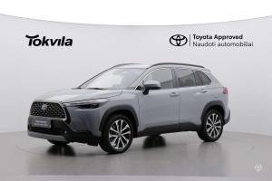 Серый Тойота Corolla Cross 2022 в Вильнюс, объемом двигателя 1.99 л и пробегом 50 тыс. км за 31900 €, фото  на AUTOMOTO.COM.LV