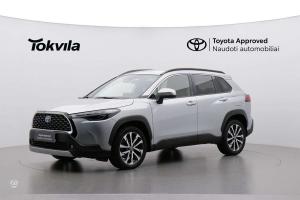 Серый Тойота Corolla Cross 2024 в Вильнюс, объемом двигателя 1.99 л и пробегом 137 тыс. км за 27900 €, фото  на AUTOMOTO.COM.LV