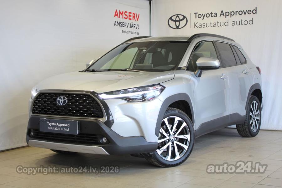 Серый Тойота Corolla Cross 2024 в Таллин, объемом двигателя 1.80 л и пробегом 34 тыс. км за 31490 €, фото 1 на AUTOMOTO.COM.LV