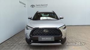 Grey Toyota Corolla Cross 2025 in Tallinn, with an engine capacity of 1.80 L and mileage of 19 thousand km for 29995 €, photo 6 on AUTOMOTO.COM.LV