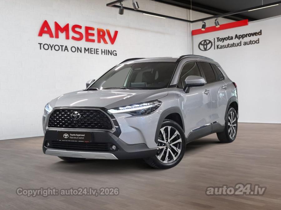 Серый Тойота Corolla Cross 2025 в Таллин, объемом двигателя 1.80 л и пробегом 24 тыс. км за 33490 €, фото 1 на AUTOMOTO.COM.LV