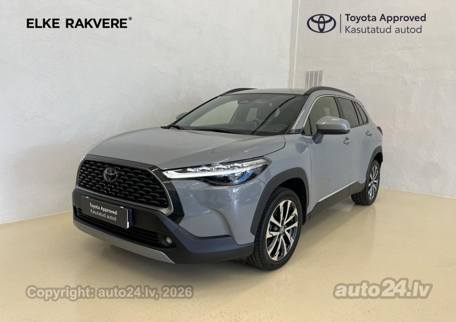 Серый Тойота Corolla Cross 2025 в Раквере, объемом двигателя 1.80 л и пробегом 23 тыс. км за 33490 €, фото 1 на AUTOMOTO.COM.LV