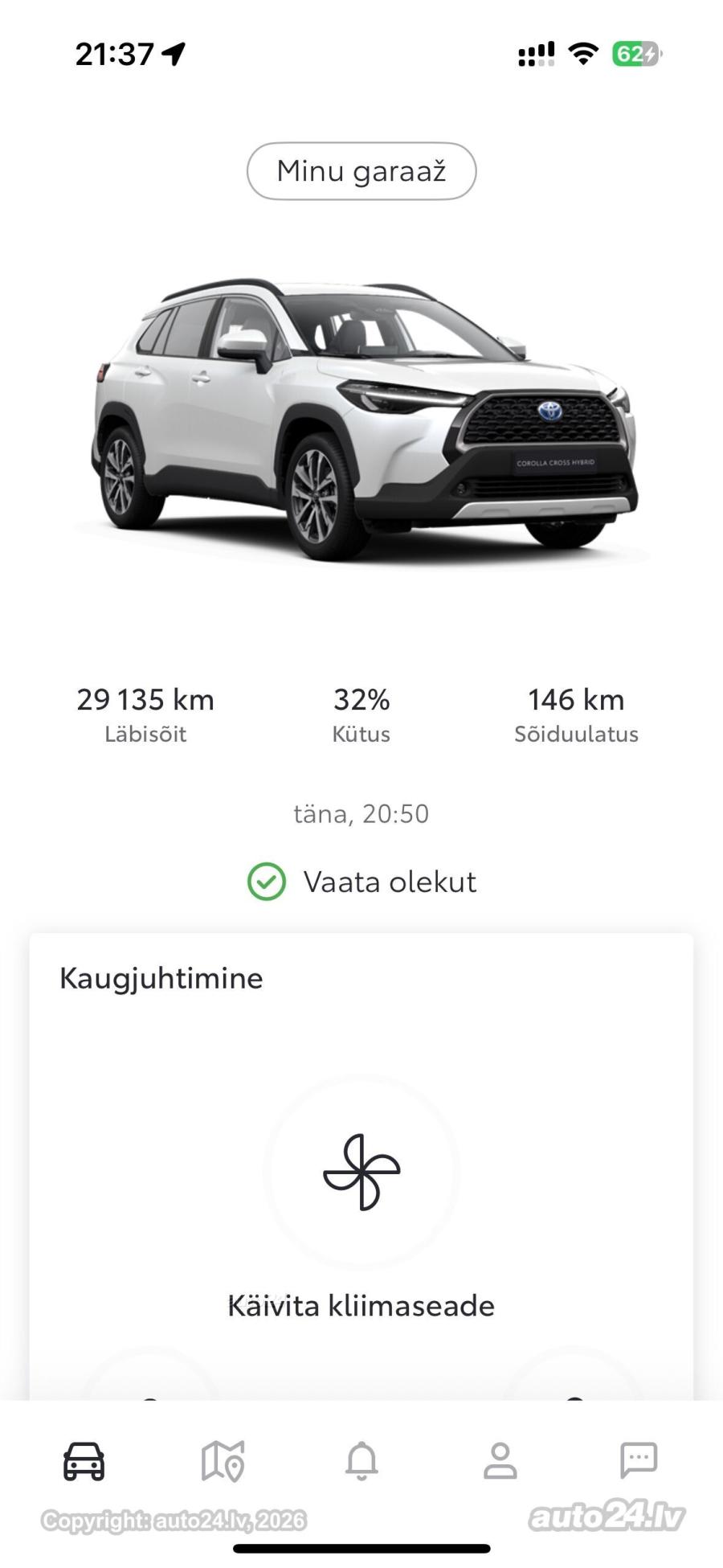Белый Тойота Corolla Cross 2023 в Таллин, объемом двигателя 1.80 л и пробегом 29 тыс. км за 28500 €, фото 25 на AUTOMOTO.COM.LV