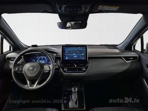 White Toyota Corolla Cross 2025 in Tallinn, with an engine capacity of 1.80 L and mileage of 13 thousand km for 36990 €, photo 9 on AUTOMOTO.COM.LV