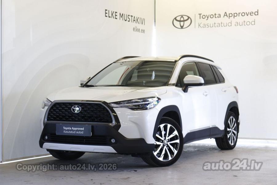 Balts Toyota Corolla Cross 2025 Tallina, ar dzinēja tilpumu 1.99 L un nobraukumu 42 tūkst. km par 35300 €, foto 1 vietnē AUTOMOTO.COM.LV