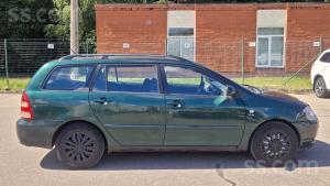 Green Toyota Corolla 2002 in Riga, with an engine capacity of 1.40 L and mileage of 0 thousand km for 620 €, photo  on AUTOMOTO.COM.LV