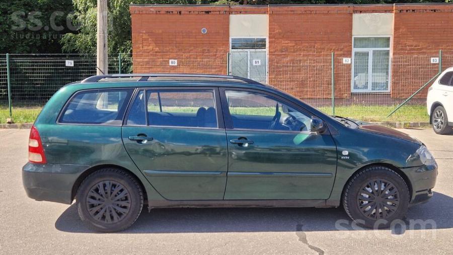 Zaļš Toyota Corolla 2002 Rīga, ar dzinēja tilpumu 1.40 L un nobraukumu 0 tūkst. km par 620 €, foto 1 vietnē AUTOMOTO.COM.LV