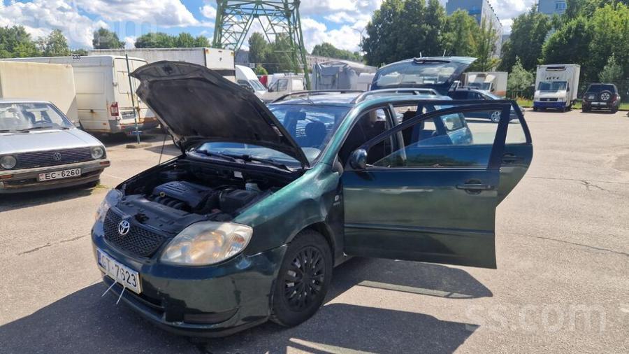 Zaļš Toyota Corolla 2002 Rīga, ar dzinēja tilpumu 1.40 L un nobraukumu 0 tūkst. km par 620 €, foto 14 vietnē AUTOMOTO.COM.LV