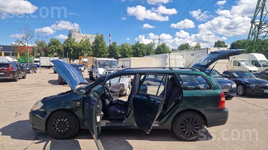 Zaļš Toyota Corolla 2002 Rīga, ar dzinēja tilpumu 1.40 L un nobraukumu 0 tūkst. km par 620 €, foto 15 vietnē AUTOMOTO.COM.LV