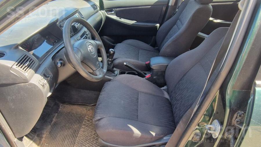 Zaļš Toyota Corolla 2002 Rīga, ar dzinēja tilpumu 1.40 L un nobraukumu 0 tūkst. km par 620 €, foto 22 vietnē AUTOMOTO.COM.LV