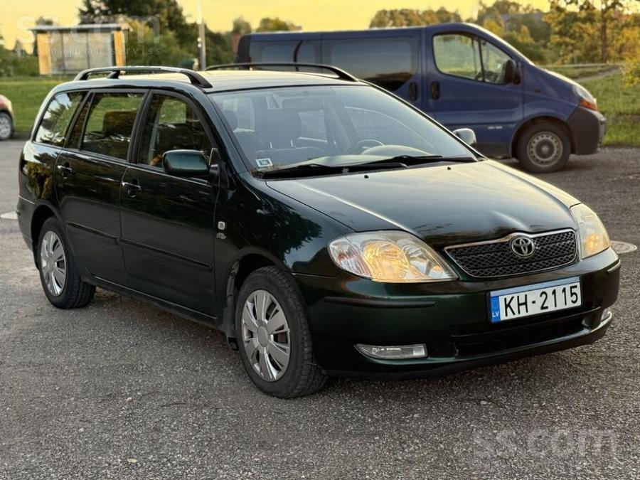Zaļš Toyota Corolla 2003 Jēkabpils, ar dzinēja tilpumu 2.00 L un nobraukumu 0 tūkst. km par 950 €, foto 1 vietnē AUTOMOTO.COM.LV