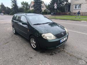 Zaļš Toyota Corolla 2003 Kauņa, ar dzinēja tilpumu 1.40 L un nobraukumu 185 tūkst. km par 1650 €, foto 3 vietnē AUTOMOTO.COM.LV