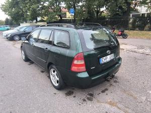 Zaļš Toyota Corolla 2003 Kauņa, ar dzinēja tilpumu 1.40 L un nobraukumu 185 tūkst. km par 1650 €, foto 6 vietnē AUTOMOTO.COM.LV