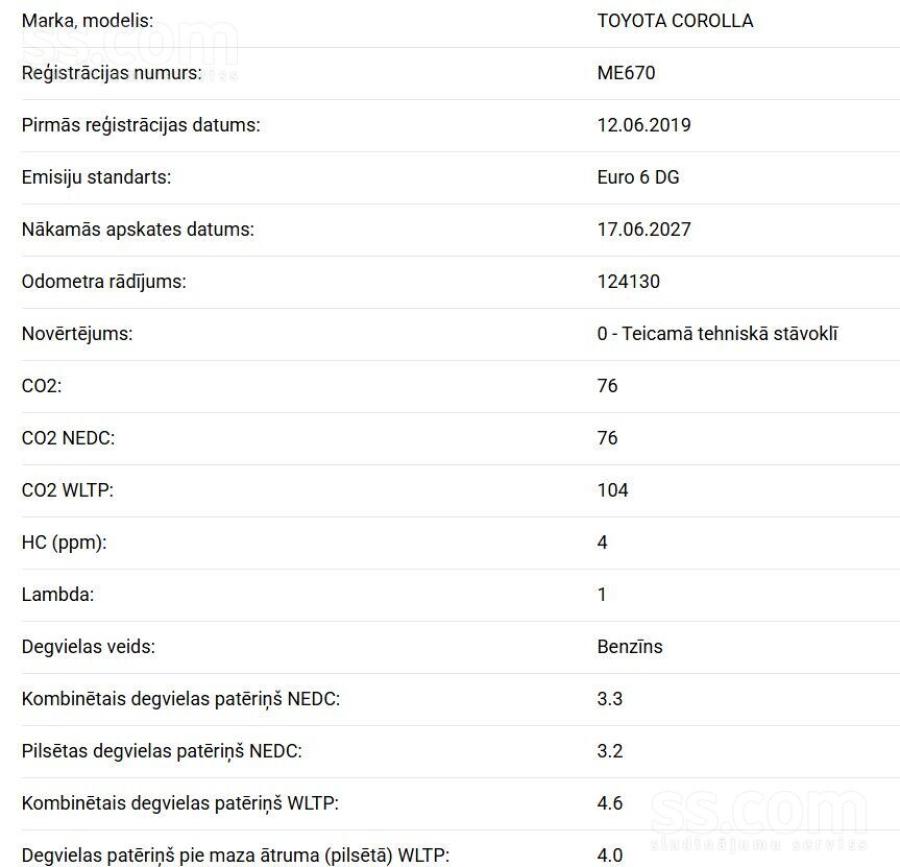 Зеленый Тойота Королла 2019 в Рига, объемом двигателя 1.80 л и пробегом 124 тыс. км за 15900 €, фото 23 на AUTOMOTO.COM.LV