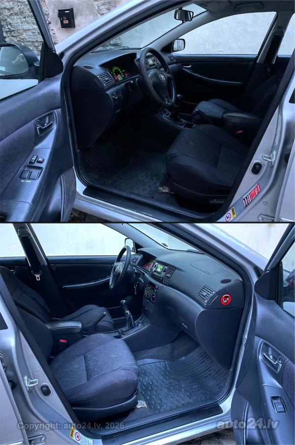 Pelēks Toyota Corolla 2003 Tallina, ar dzinēja tilpumu 1.40 L un nobraukumu 200 tūkst. km par 1999 €, foto 9 vietnē AUTOMOTO.COM.LV
