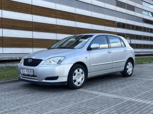 Grey Toyota Corolla 2003 in Riga, with an engine capacity of 1.60 L and mileage of 128 thousand km for 1550 €, photo  on AUTOMOTO.COM.LV