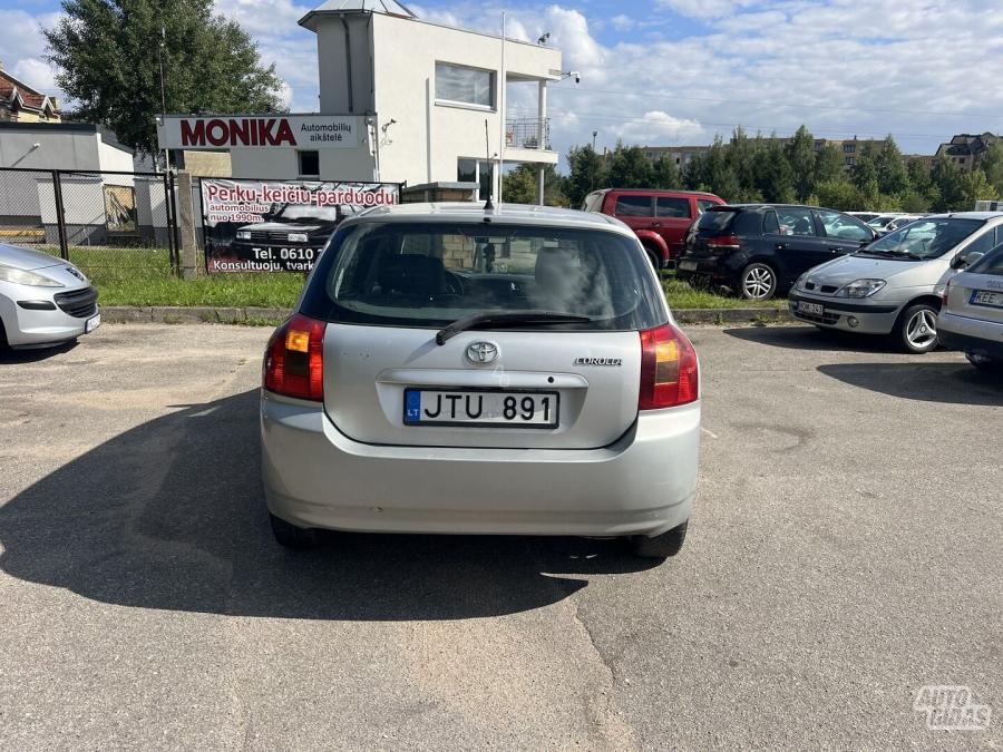 Pelēks Toyota Corolla 2003 Šauļi, ar dzinēja tilpumu 2.00 L un nobraukumu 0 tūkst. km par 939 €, foto 8 vietnē AUTOMOTO.COM.LV