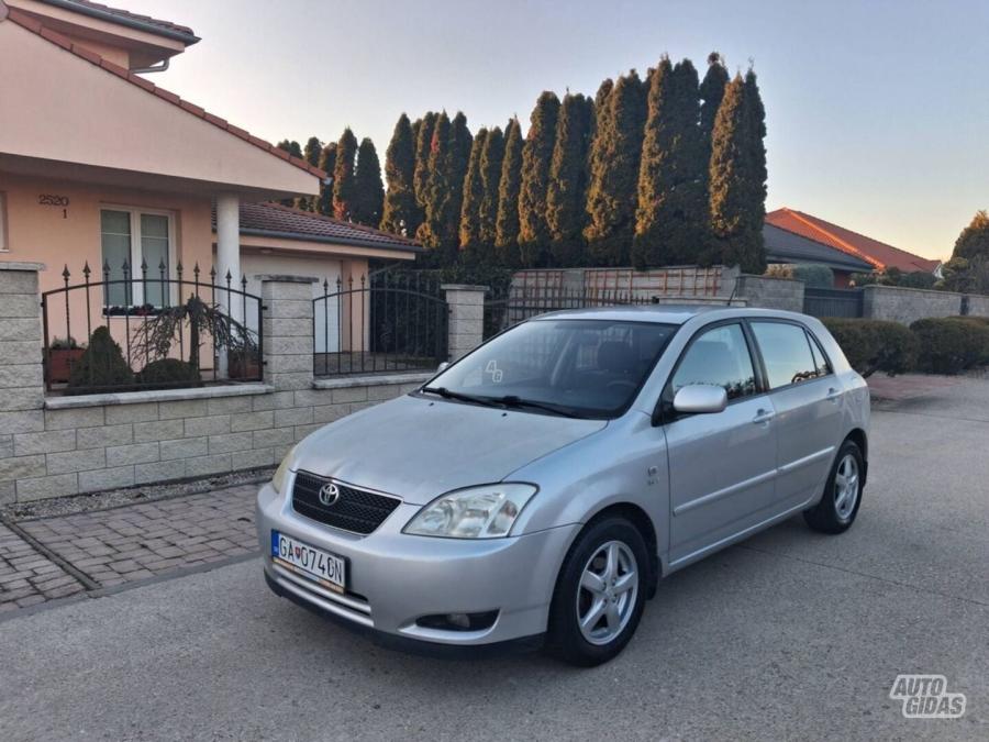 Pelēks Toyota Corolla 2004 Marijampole, ar dzinēja tilpumu 1.60 L un nobraukumu 200 tūkst. km par 2899 €, foto 1 vietnē AUTOMOTO.COM.LV