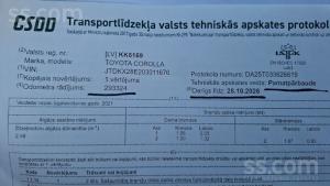Pelēks Toyota Corolla 2004 Daugavpils, ar dzinēja tilpumu 2.00 L un nobraukumu 303 tūkst. km par 998 €, foto 12 vietnē AUTOMOTO.COM.LV
