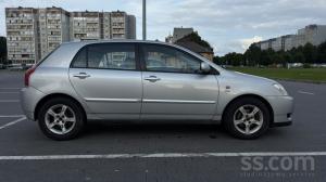 Grey Toyota Corolla 2004 in Valmiera, with an engine capacity of 2.00 L and mileage of 342 thousand km for 1500 €, photo 13 on AUTOMOTO.COM.LV