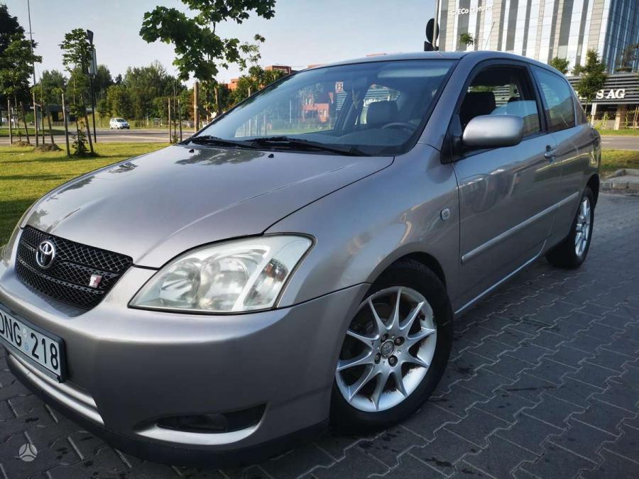 Pelēks Toyota Corolla 2004 Viļņa, ar dzinēja tilpumu 1.80 L un nobraukumu 93 tūkst. km par 3450 €, foto 21 vietnē AUTOMOTO.COM.LV