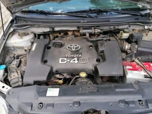 Grey Toyota Corolla 2004 in Moletai, with an engine capacity of 2.00 L and mileage of 281 thousand km for 1200 €, photo 18 on AUTOMOTO.COM.LV