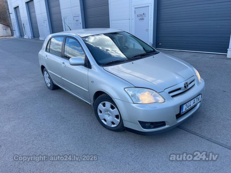 Grey Toyota Corolla 2005 in Tallinn, with an engine capacity of 1.60 L and mileage of 275 thousand km for 1999 €, photo 14 on AUTOMOTO.COM.LV